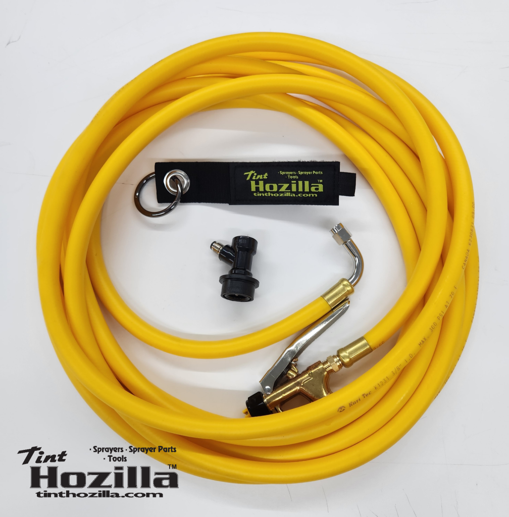 Hose Assembly with Brass Trigger – Window Tint Keg Parts
