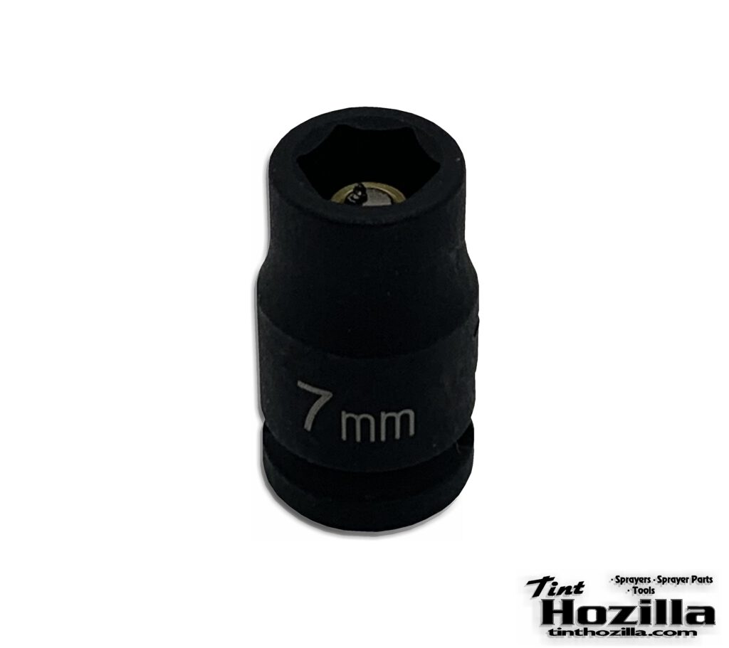 1/4" Drive x 7mm Magnetic Impact Socket - TintHozilla